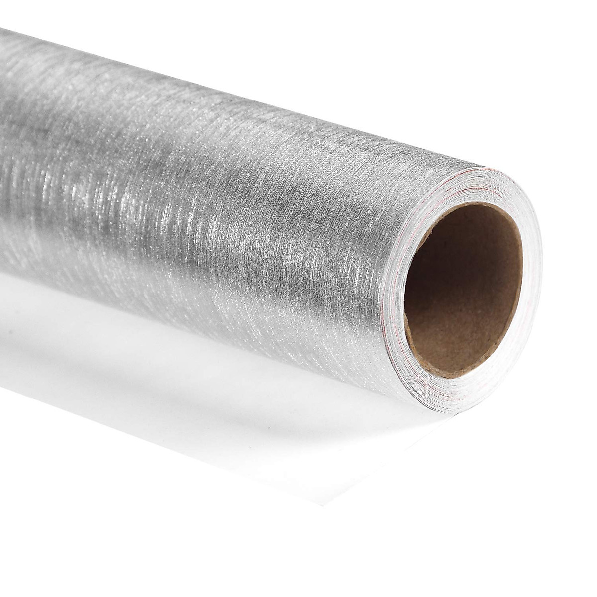 WRAPAHOLIC Wrapping Paper Roll - Silver with Metallic Shine for Birthday, Holiday, Wedding, Baby Shower - 30 inch x 16.5 feet