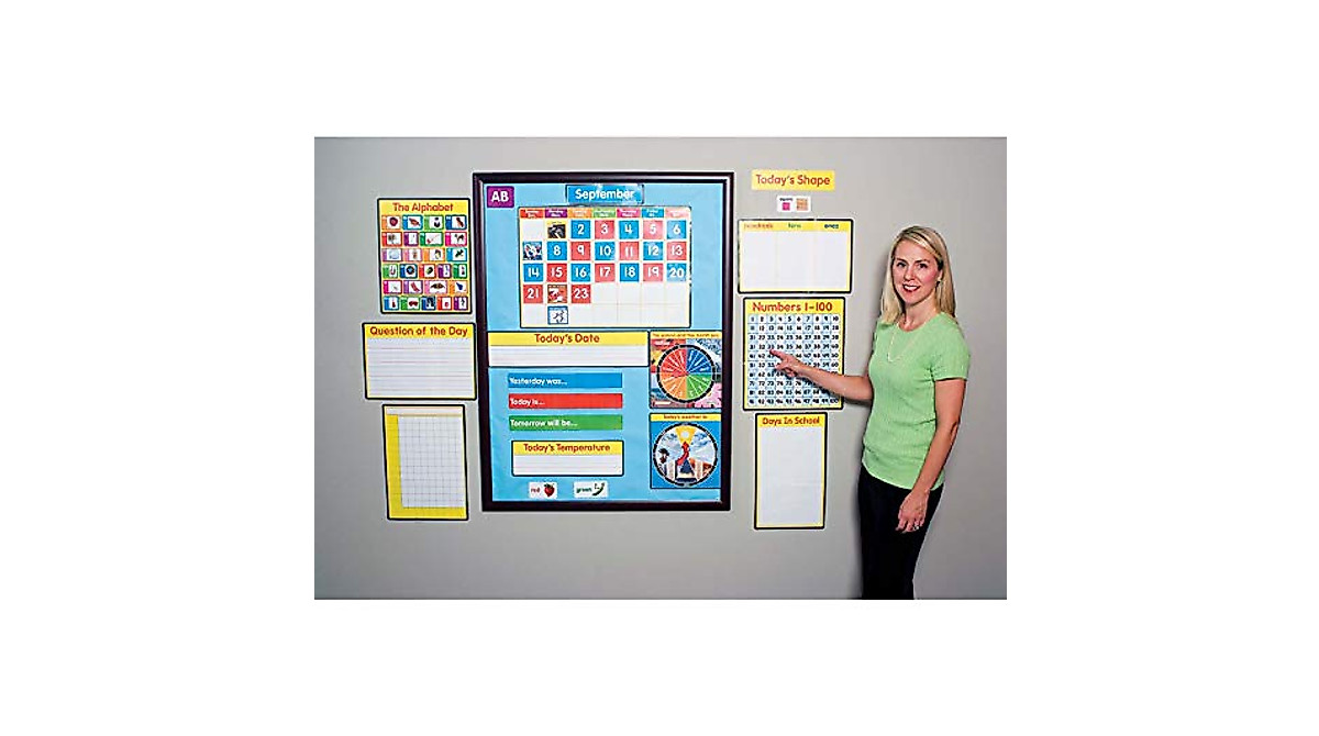 Circle Time Calendar Bulletin Board Set by Carson Dellosa