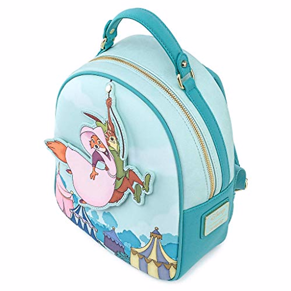 Loungefly Disney Robin Hood Rescues Maid Marian Womens Double Strap Shoulder Bag Purse
