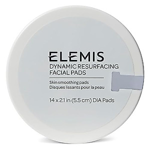 ELEMIS Dynamic Resurfacing Facial Pads, 60 Count – Gentle Skin Smoothing Pads with Tri-Enzyme Technology, Probiotic Ferment & Lactic Acid, Exfoliating Pads for Dull, Dry, Flaky Skin & Uneven Texture