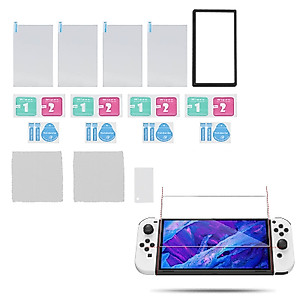 DAUERHAFT Screen Protector, Scratch Proof Fingerprint Resistant Game Console Protective Film for Game Console
