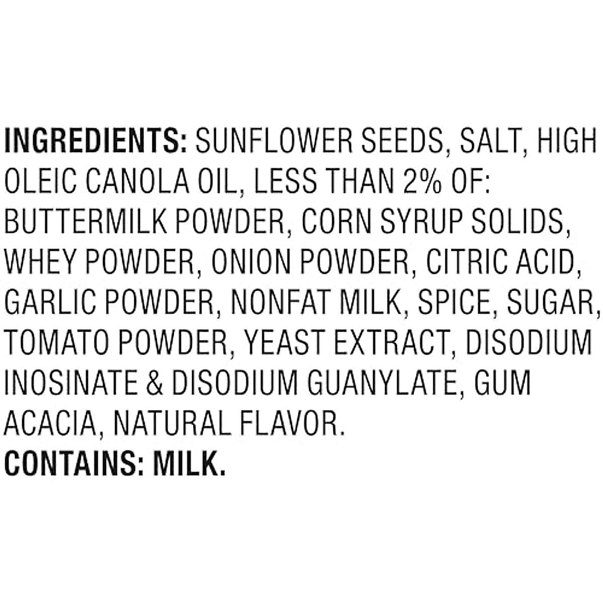 DAVID Roasted and Salted Ranch Sunflower Seeds, 1.625 oz, 12 Pack