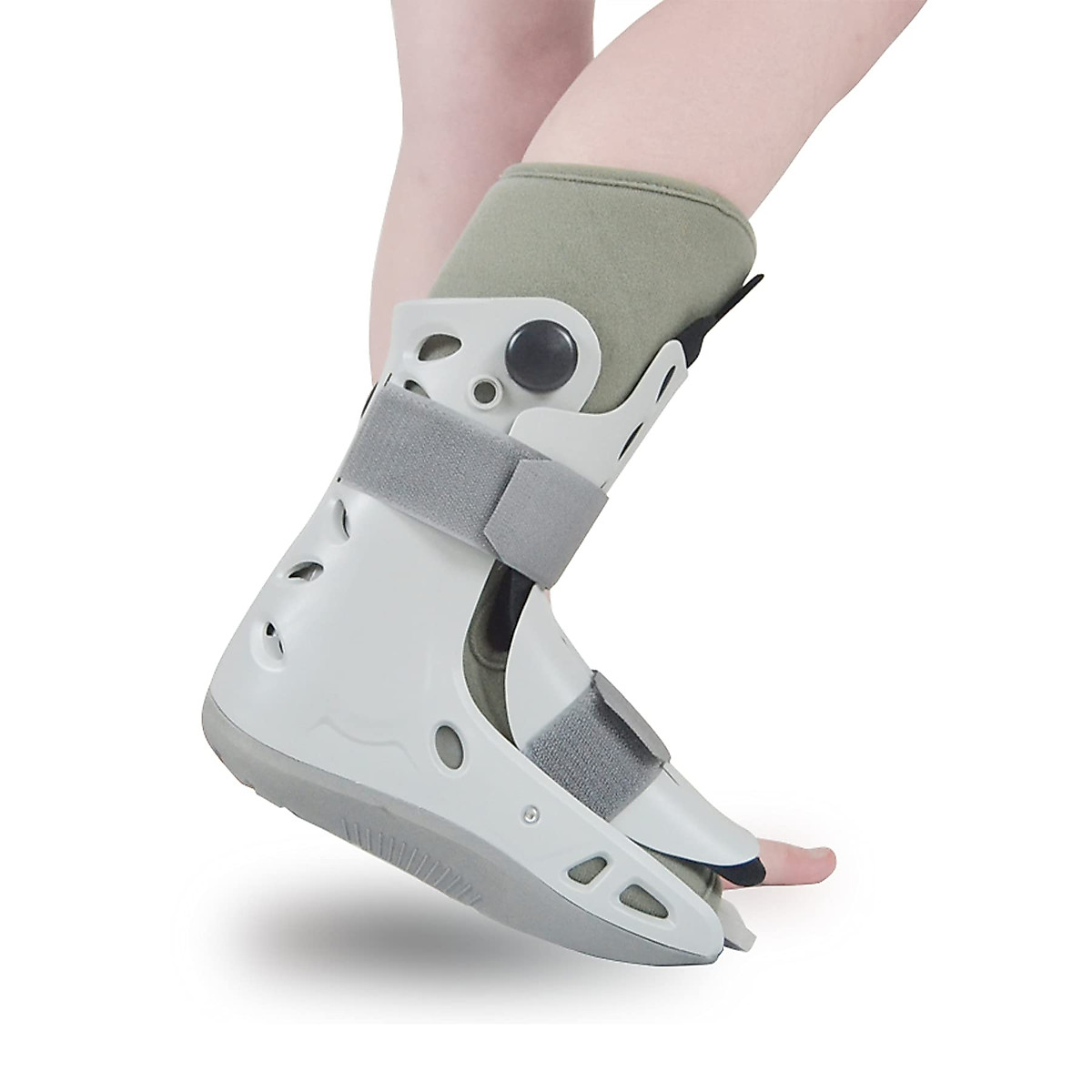 Walking Boot Medical Orthopedic Walker Boot for Ankle and Foot Injuries for Broken Foot Sprained Ankle Fractures or Achilles Surgery Recovery Inflatable Surgical Leg Cast,Lager