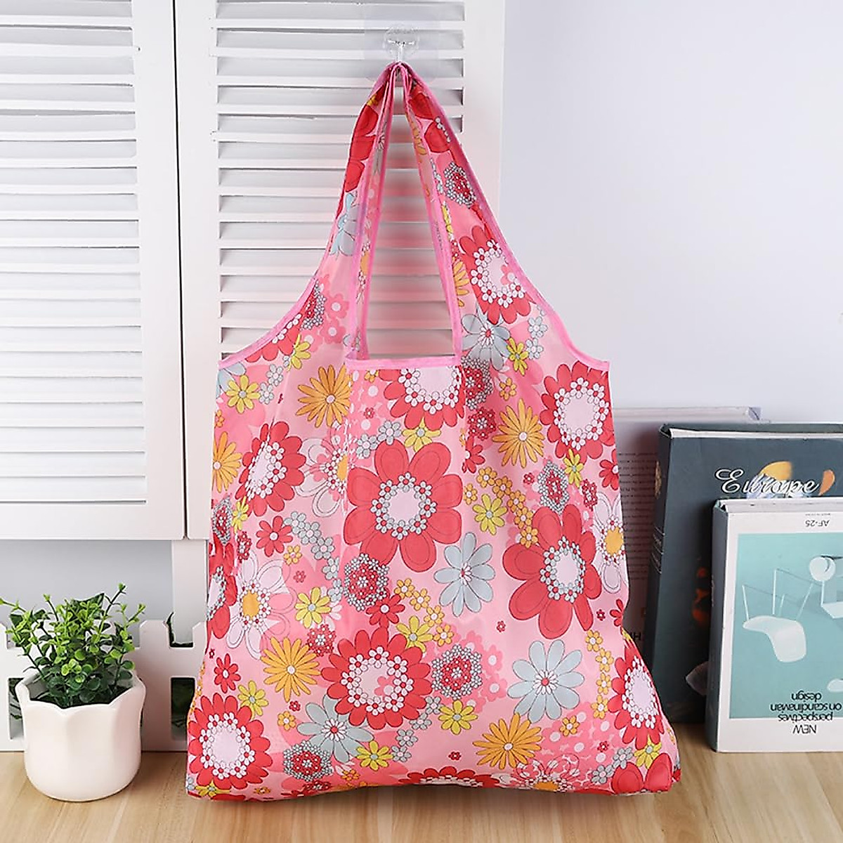 Reusable Grocery Bags,Reusable Shopping Bags,Cute Tote Bags for Grocery Shopping
