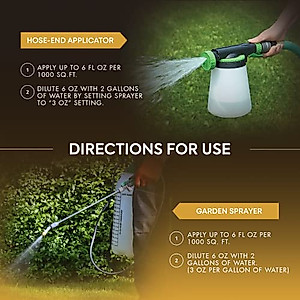 Root Organic Lawn Fertilizer - Grass Fertilizer for Lawn with Potassium for Root Growth, Lawn Fertilizer That Conditions Soil, No Harsh Chemicals Lawn Care, 32 oz Lawn Food for 5,000 sq. ft.