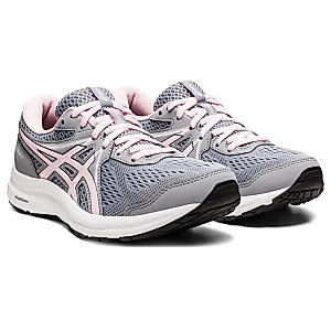 ASICS Gel-Contend® 7 Sheet Rock/Pink Salt 9 D - Wide