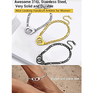 PROSTEEL Ankle Bracelets Foot Jewelry For Women Ankle Braclet Braclets Bracelts Silver Anklets Stainless Steel Chain Anklet