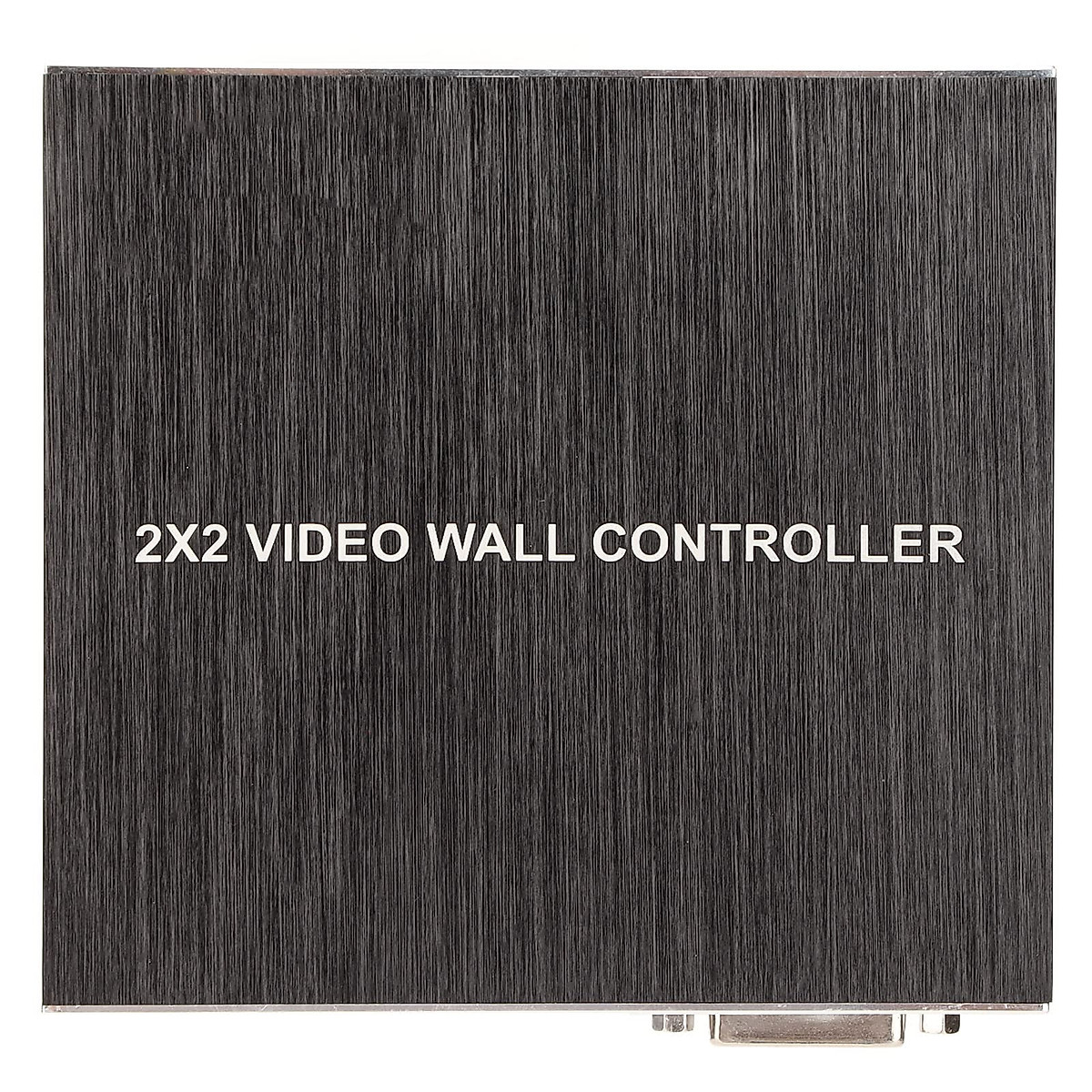 DVI TV Wall Video Controller 180 Degree Rotating HD Multimedia Interface Splicing Display Processor with Remote 100‑240V US Plug