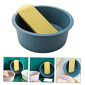 Veemoon 1 Set Baby Suits Plastic Tubs Baby Kit A Washboard Tub Small Washboard Laundry Basin with Washboard Washbasin Newborn Washing Supplies Washboard for Hand Washing Baby Clothes Sink