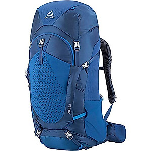 Gregory Mountain Products Zulu 65 Liter Men's Overnight Hiking Backpack , Empire Blue, Md/Lg