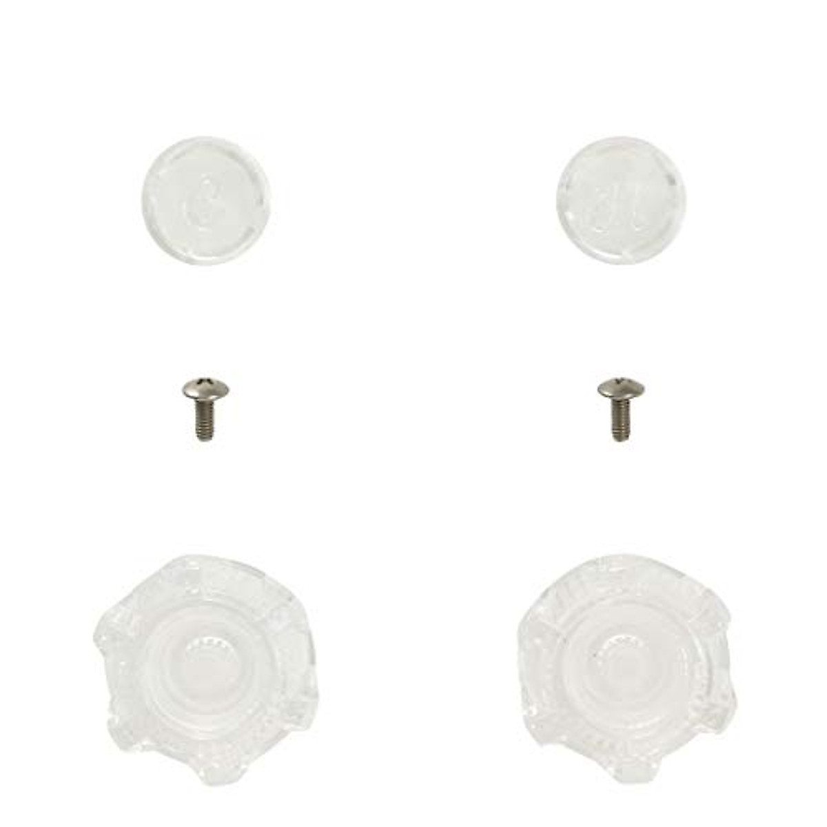 Danco 88170 Replacement for Phoenix Sink & Tub/Shower Handles, White|Clear