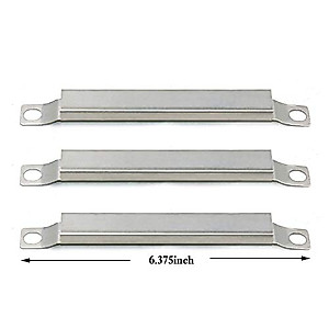 Replacement Parts Stainless Steel Burners,Heat Plates Tent Shield,Crossover Tubes Repair Kits for Charbroil 4 Burner 463268006, 463268007, 463248108, 463260707 Gas Grill Model
