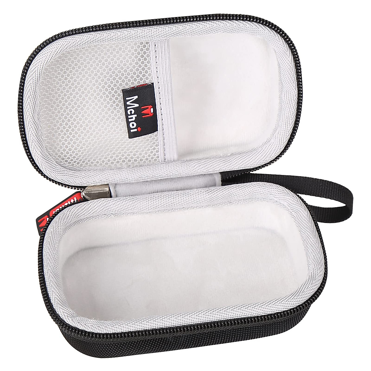 Mchoi Hard Carrying Case for Carson MicroFlip 100x-250x LED and UV Lighted Pocket Microscope, Shockproof, Waterproof, Lightweight, Dustproof, Black, Grey