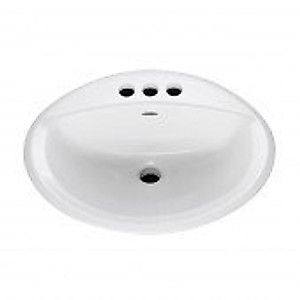 American Standard 0476028.020 Aqualyn Countertop Sink, White