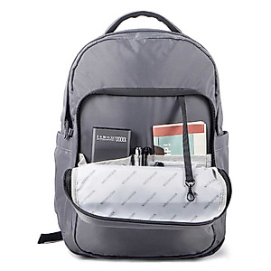 Harley-Davidson Women's Black Opal Backpack, Water-Resistant Nylon - Pearl Gray