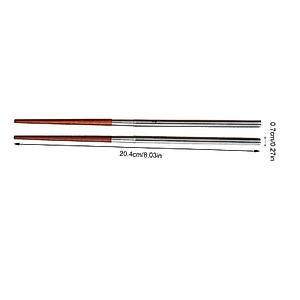 YTGER Reusable Chopsticks Foldable Chopsticks Travel Chopsticks Collapsible Chopsticks, Portable Chopsticks Wooden/Stainless Steel Portable Cutlery