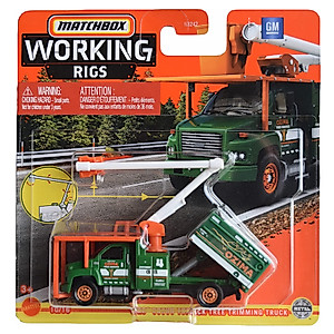 Hot Wheels Matchbox GMC C8500 Topkick Tree Trimming Truck - Working Rigs - Ozima