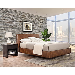 Alpine Furniture Sophia Platform Bed, California King