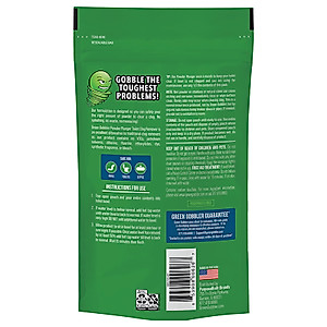 Green Gobbler POWDER PLUNGER Toilet Bowl Clog Remover - 2 Pack Net WT 16.5 oz