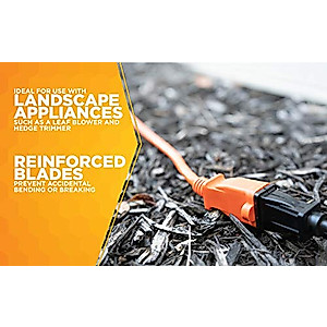 Woods Light Duty Extension Cord, 50Ft, 16 Gauge, General Purpose Cord, SJTW, Orange, 0723