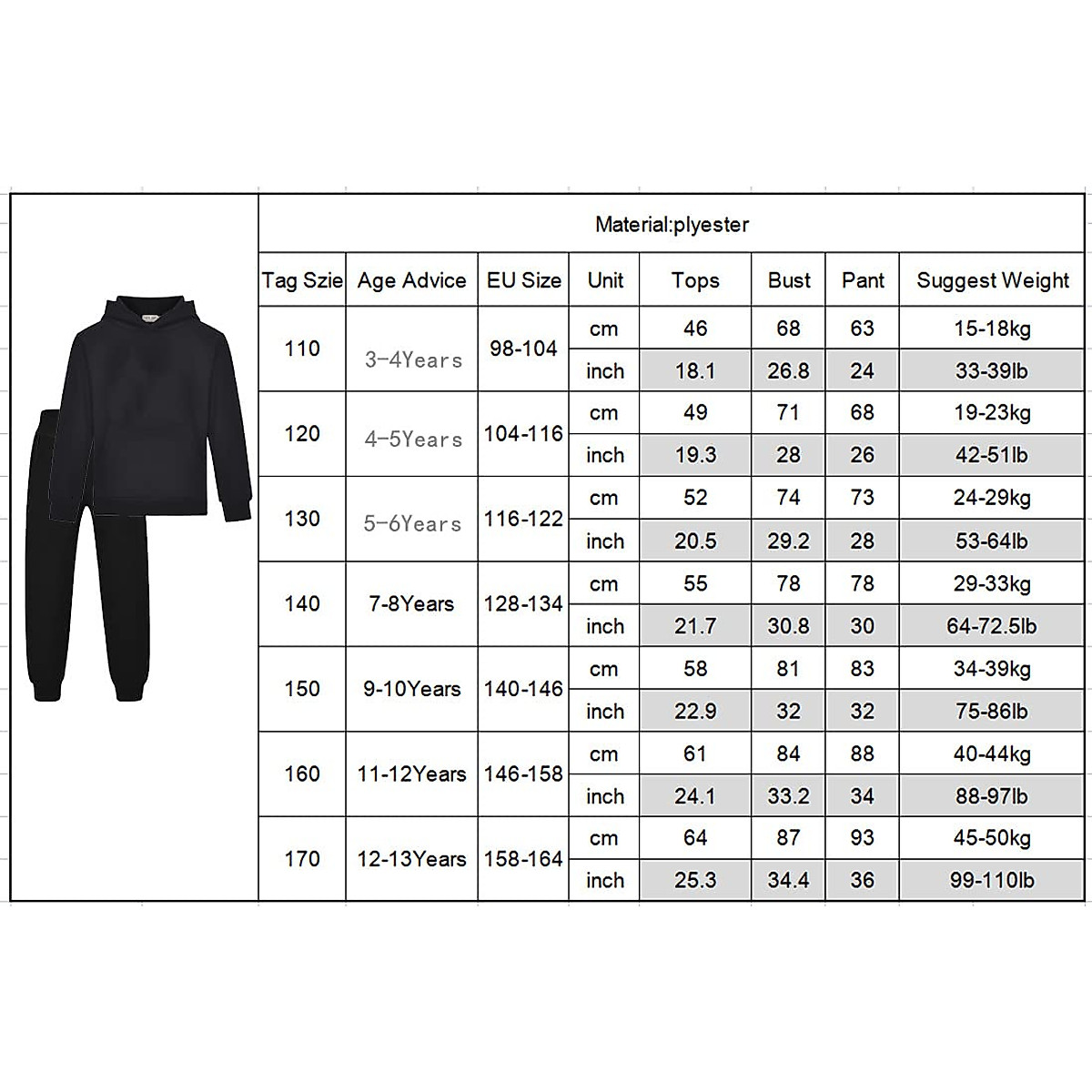 Girls Cartoon Hoodie Set Kids Princess Hooded Pullover Sweatshirt Casual Long Sleeve Clothes Suit for 4-13 Years