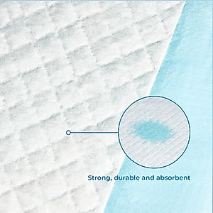 Best Pet Supplies Puppy Pads - Disposable, Dog Training Potty, Super Absorbent Baby Blue Puppy Pee Pads for Dogs (100 Count)