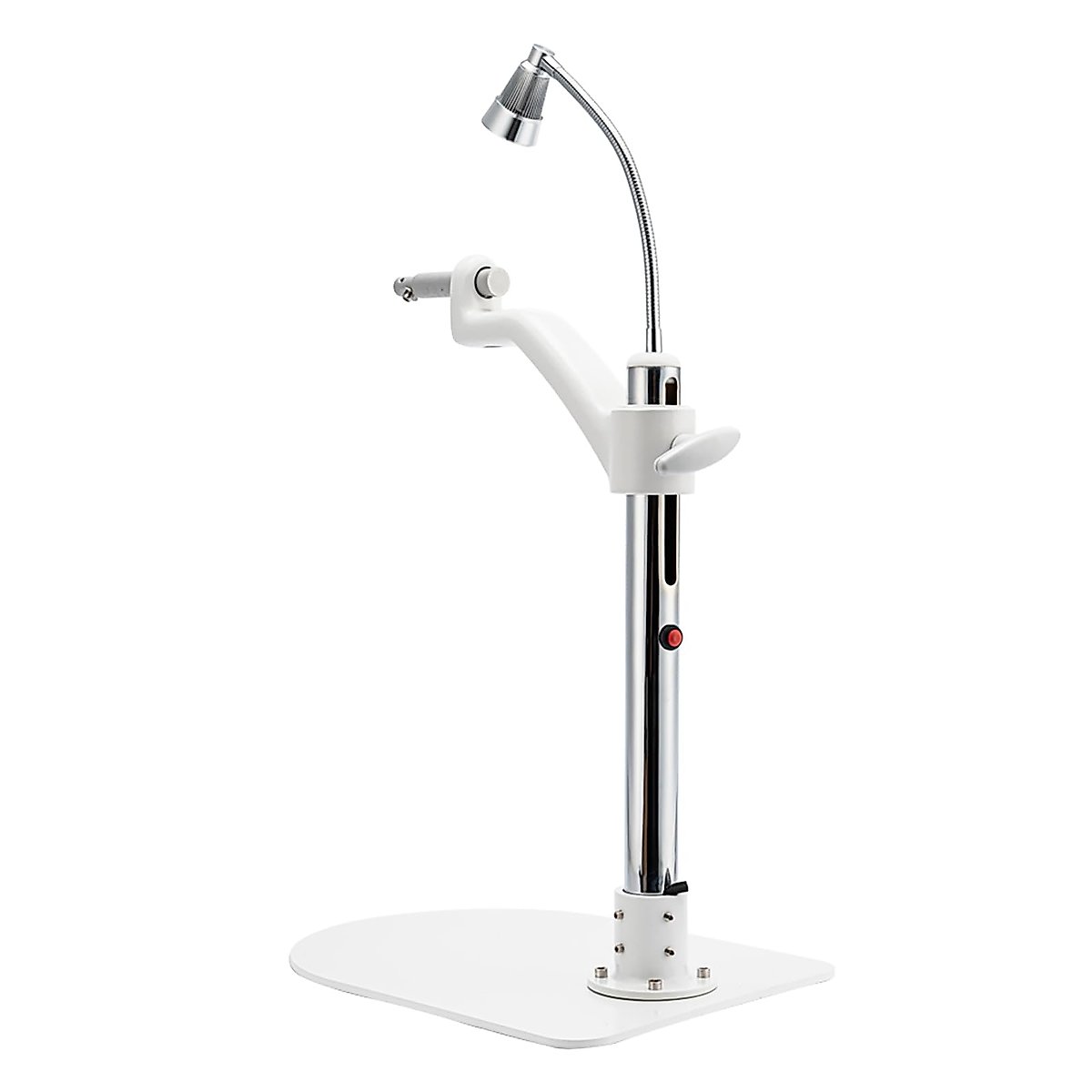 AISITESY Simple Ophthalmic Phoropter Arm Bracket Table Stand with Top Lamp Vision Tester Support Desktop Use with Light