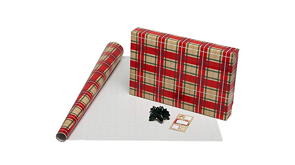 Christmas Wrapping Paper Kit | 4 Premium Rolls & Festive Accessories