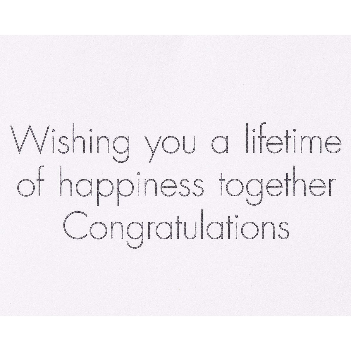 Papyrus Wedding Card (A Lifetime of Happiness)