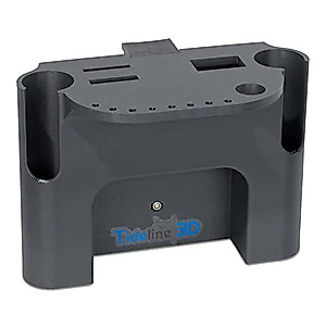 Tideline3D Fishing Rod Holder Compatible with YETI LoadOut Bucket (Dark Gray)