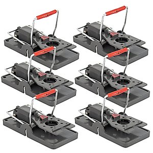 Victor M393SSR Power-Kill Easy Set Mouse Trap - 6 Reusable Mouse Traps