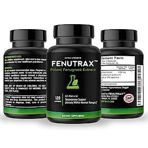 VitaMonk FenuTrax™ Fenugreek Extract 2 Months Supply - Stronger Than Testofen for Men - Fenugreek Seed Extract - Muscle Growth, Energy, and Drive Support