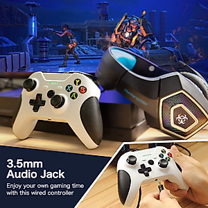 Nolansend Wired Game Controller,High Performance USB Gamepad Remote Joystick Controller with Dual Vibration,Wired Gmme Controller for PC(Win7/8/10)