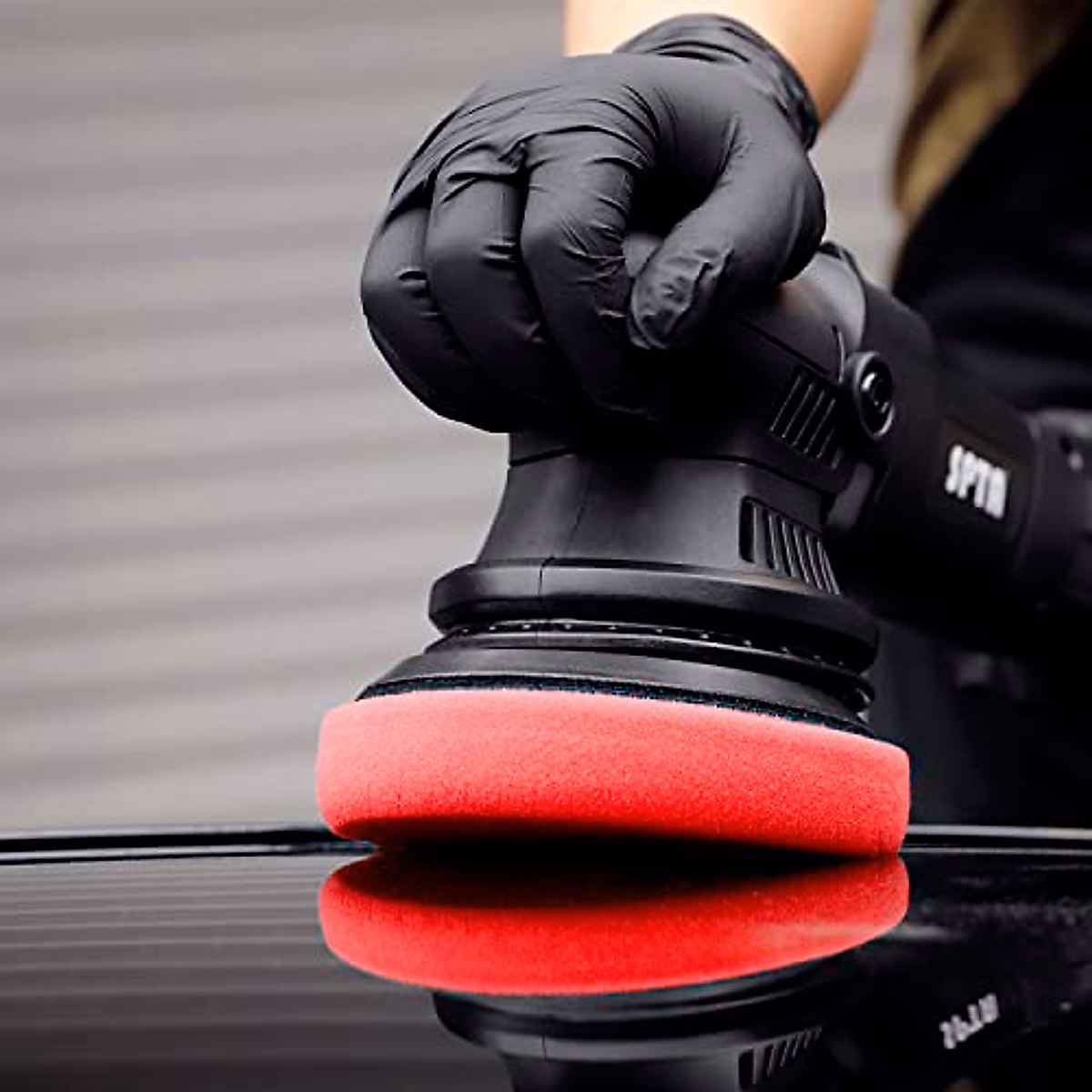 Red Finish Polish Pad, 1Pc 5 Inch Buffing Polishing Pads for 125mm Backing Plate Compound Buffing Sponge for Car Buffer Polisher Compounding, Polishing and Waxing