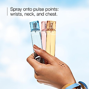 Clinique My Happy Fragrance Spray, Lily of the Beach | Notes of Coconut + Solar Lily, Mini Travel Size, 0.5 Fl Oz