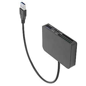 VINGVO Taidda- Card Converter, Portable Automatic Identification Aluminum Alloy Small Size Card Adapter, Plug and Play for Desktop Laptop