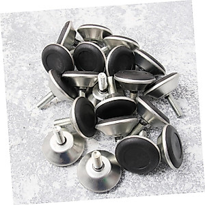 Healeved Universal Adjustable Furniture Foot Pads 20pcs Set 40mm Leveling Feet M8 Thread Design for Office Home