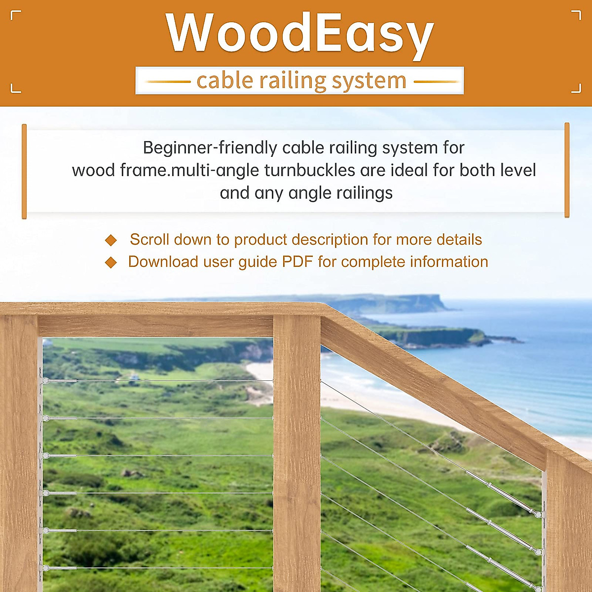 Muzata 10Pack M5 Stainless Steel Heavy Duty Male Thread Lifting Ring Machinery Shoulder Eye Bolt CN28,HN3