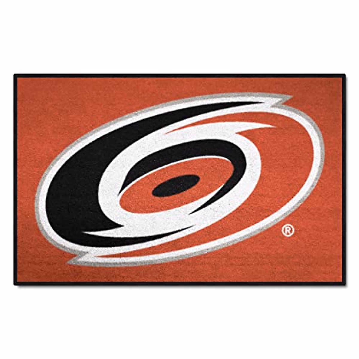 FANMATS - 10524 NHL Carolina Hurricanes Nylon Face Starter Rug 19"x30"