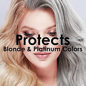 OURO Purple Shampoo for Blonde & Platinum Hair - Neutralizes Yellow & Orange Tones, Revitalizes Color, Nourishes Without Damage, Ashy Silver Effect, Enhances Gray Hair. (33.81oz)