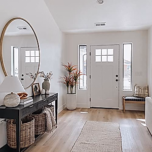 SeelinnS Artificial Dracaena Tree Artificial Tropical Yucca Tree Faux Yucca Plant 4.6FT Large Fake Plants Artificial Plants for Home Decor Indoor and Outdoor (Red)