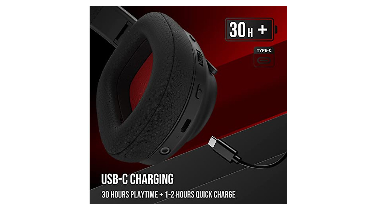 Picun Wireless Gaming Headset - Bluetooth & 2.4Ghz