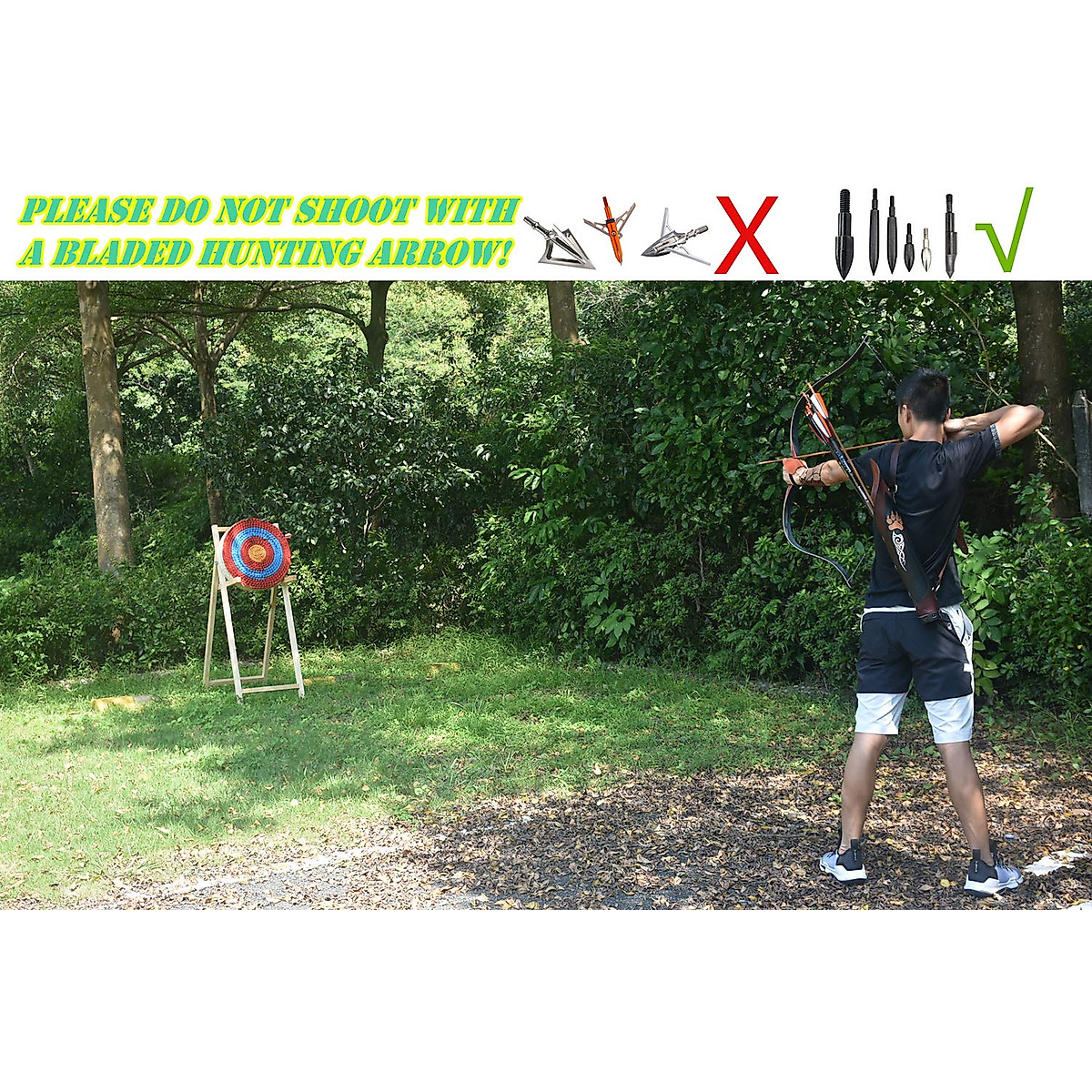 KAINOKAI Traditional Hand-Made Straw Archery Target,Arrow Target for Recurve Bow Longbow or Compound Bow(Traditional Target Dia Φ:19.7in / 3 Layers)