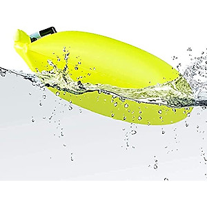 YW 2 Pack 20L Waterproof Dry Bags Swim Bouy Float Swimming Marine Safety Inflatable Bubble Bag Visible with Storage Space & Adjustable Waist Belt,Lightweight for Swimmer,Training,Kayaking,Snorkeling