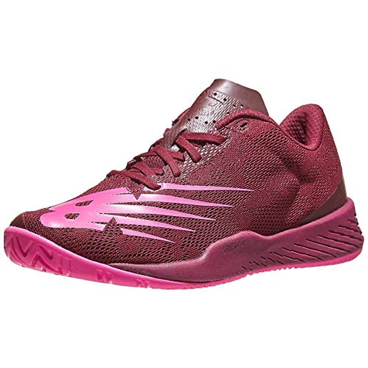 New Balance Women's 896 V3 Hard Court Tennis Shoe, Peony/Vivid Coral, 5.5 W US