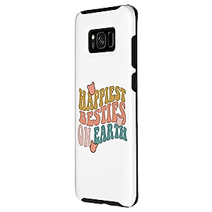 Galaxy S8+ Happiest Besties On Earth Cute Custom Park For Best Friends Case