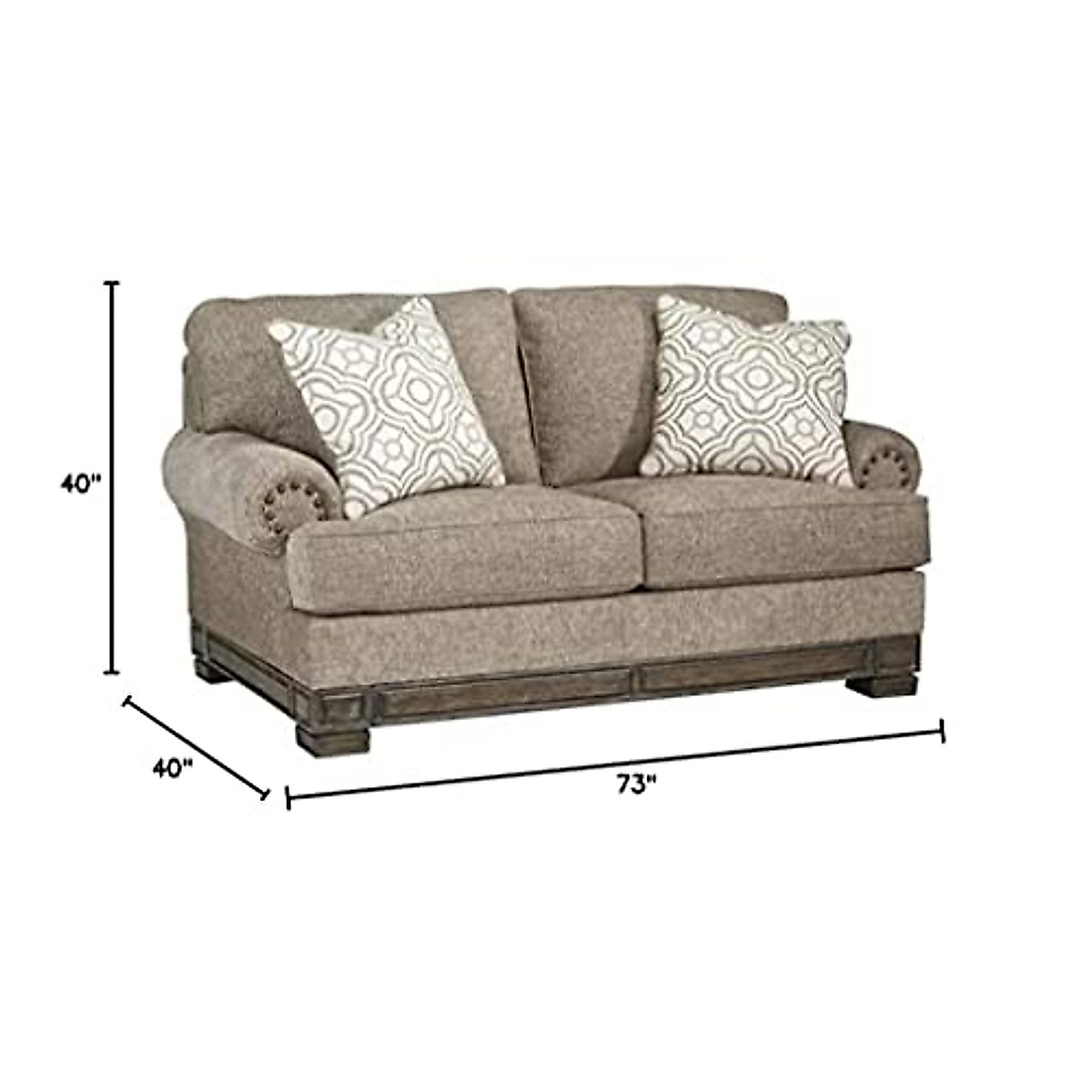 Signature Design by Ashley Einsgrove Loveseat, Sandstone