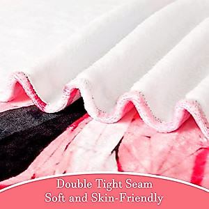 Demon Ultra Soft Flannel Anime Throw Blanket for Sofa Bedding, Gift for Anime Slayer Fans 50x60 Inches