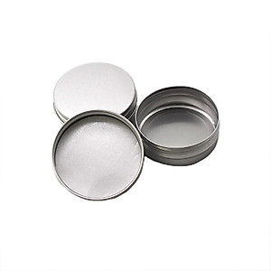 X-Haibei 2 Empty Tin Case for Lotion Bar Soap Hair Wax Shampoo Conditioner Bars Aluminum