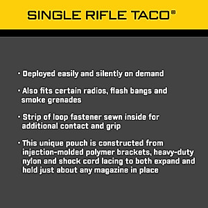 High Speed Gear® - Original Taco® MOLLE Mag Pouch, Police Gear & Military Gear, Tactical Magazine Pouch for Professionals (Coyote Brown)